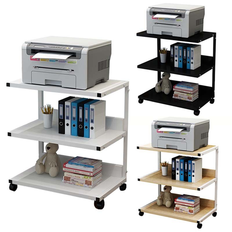 3 Layer Printer Desktop Rack Office Furniture Finance Room Multi-Layer ...