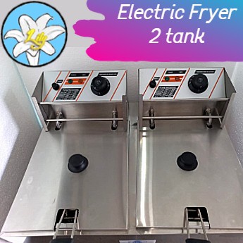 Table Top Deep Fryer Electric Double Tank | Shopee Malaysia