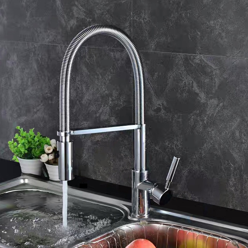 360°Swivel Stainless Steel SUS304 Kitchen Tap Sink Faucet Pull Out ...