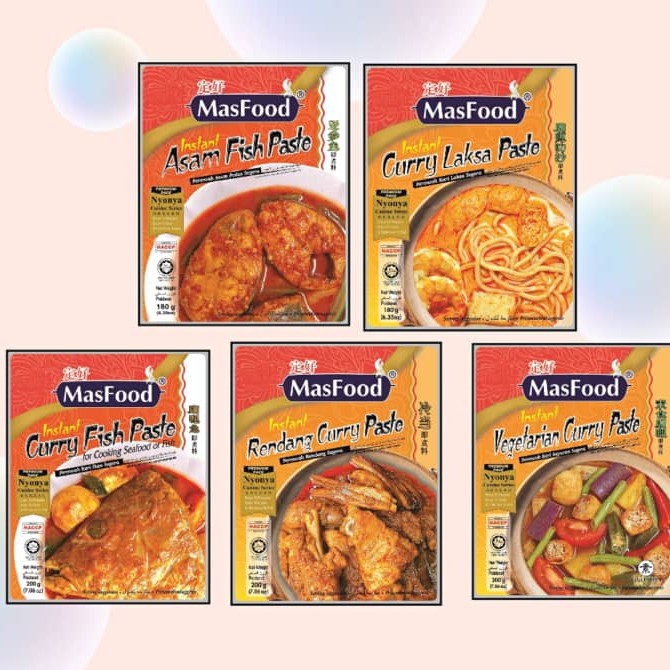 MasFood Instant Asam Fish Paste / Curry Laksa Paste / Curry Fish Paste ...