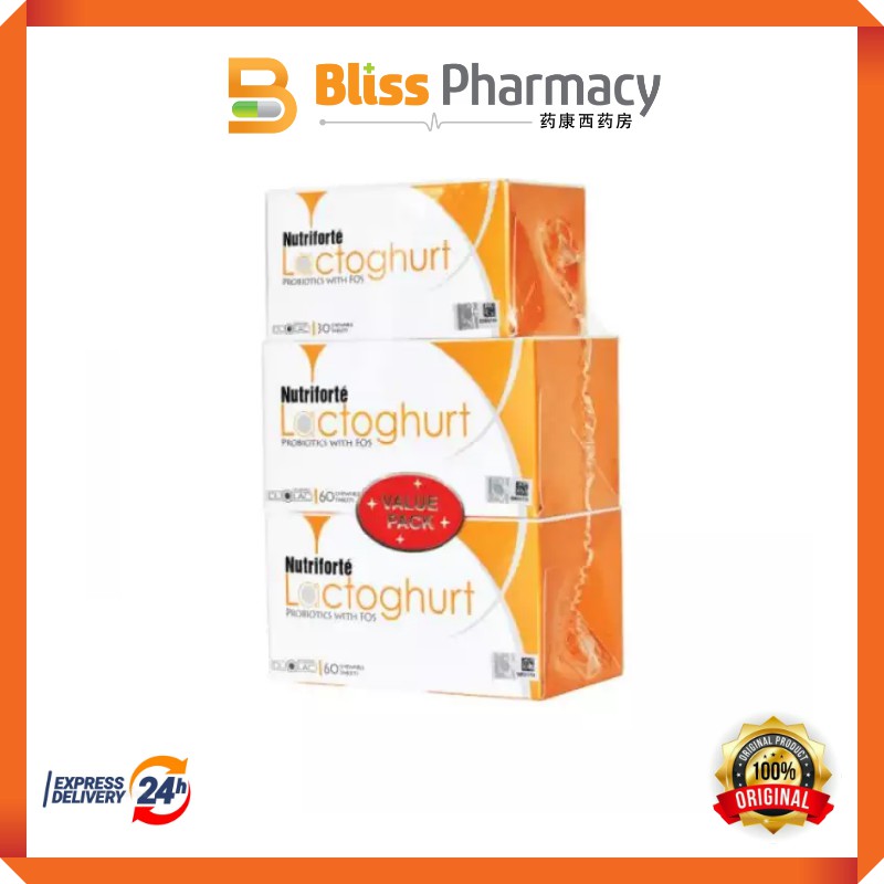 Nutriforte Lactoghurt 60'sx2+30's (Value Pack) | Shopee Malaysia