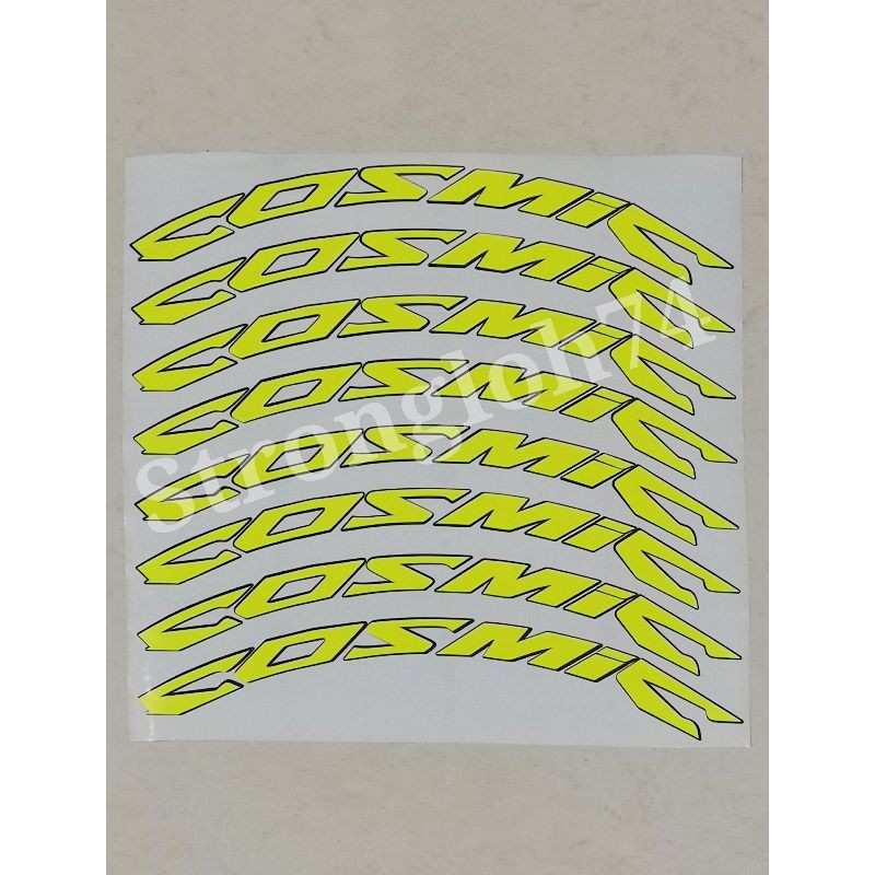 COSMIC STICKER RIM BASIKAL | Shopee Malaysia