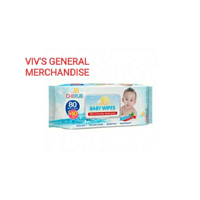 Cherub Baby Wipes ( 80 wipes ) | Shopee Malaysia