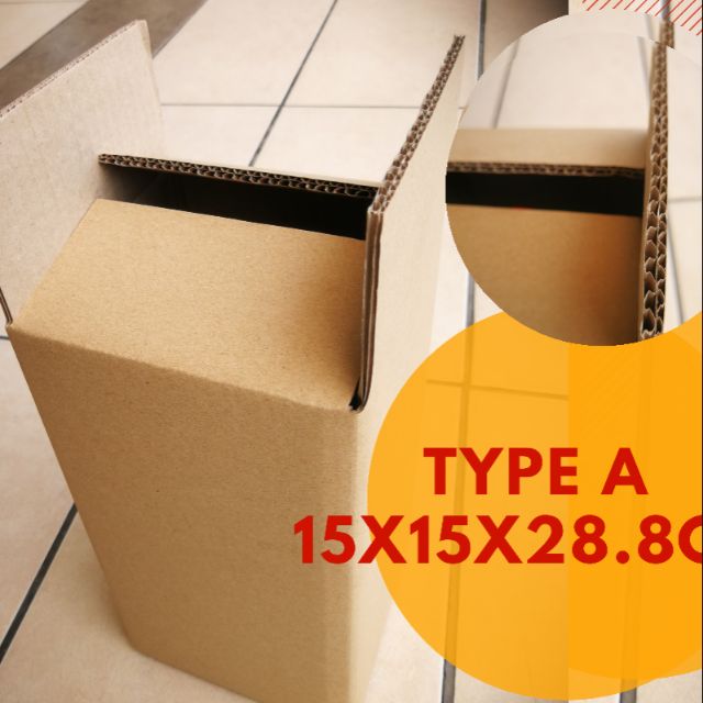 double layer thick packing carton / dua layer kotak tebal utk packing ...