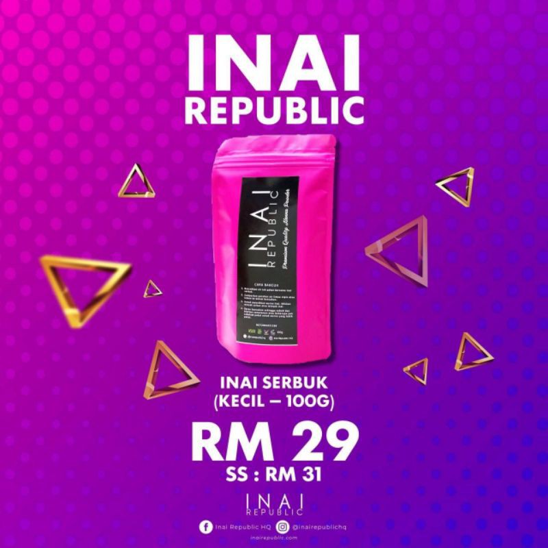 Inai Republic 5 kali ganda terang | Shopee Malaysia