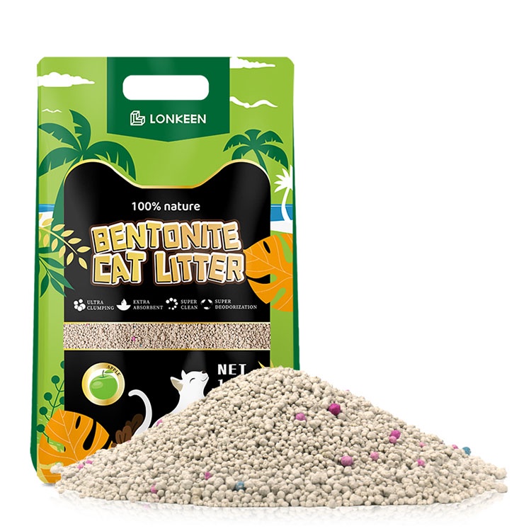 Lonkeen Cat Litter 5 Liter 5L Lumpy Scented Bentonite Cat Litter ...