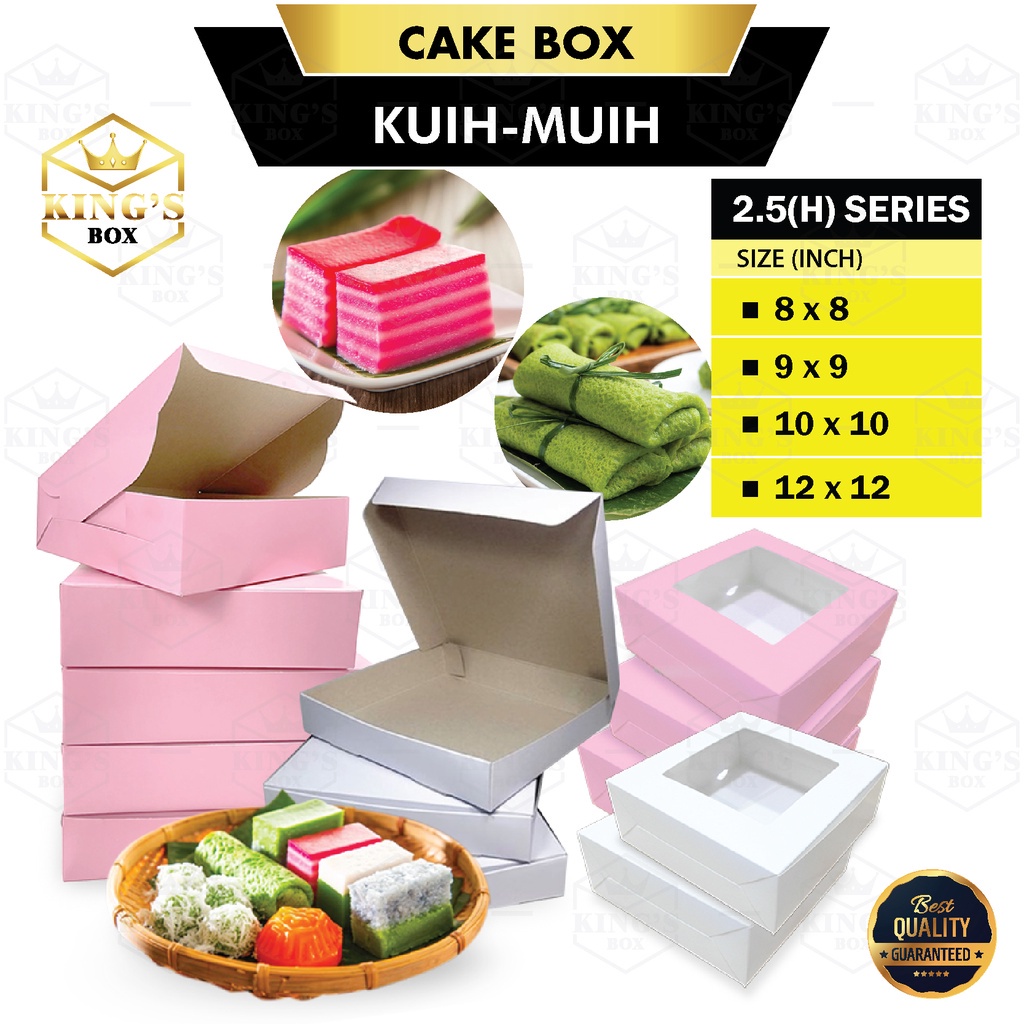 Kotak Kuih Talam Kuih Box Cake Box Pizza Box Packaging Box Packing Box ...