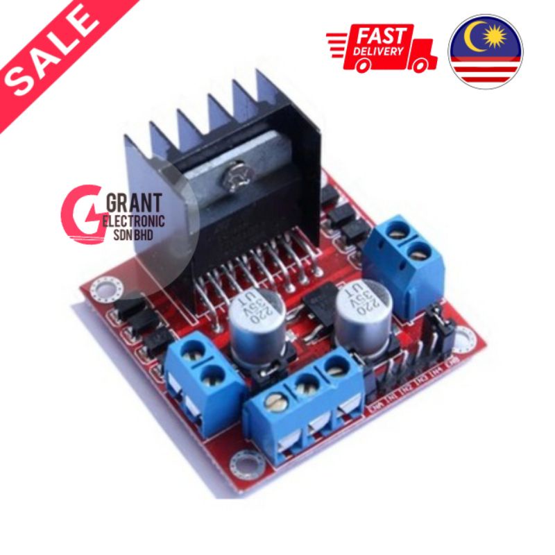 L298N Dual H Bridge DC Stepper Motor Drive Controller Board Arduino ...