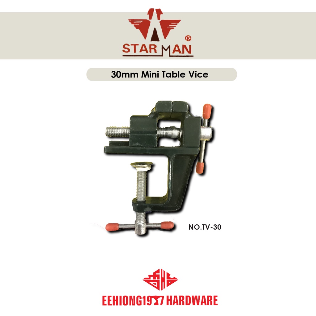 EE HIONG Starman 30mm Mini Table Vice Mini Bench Vice Mini Vice Bench ...