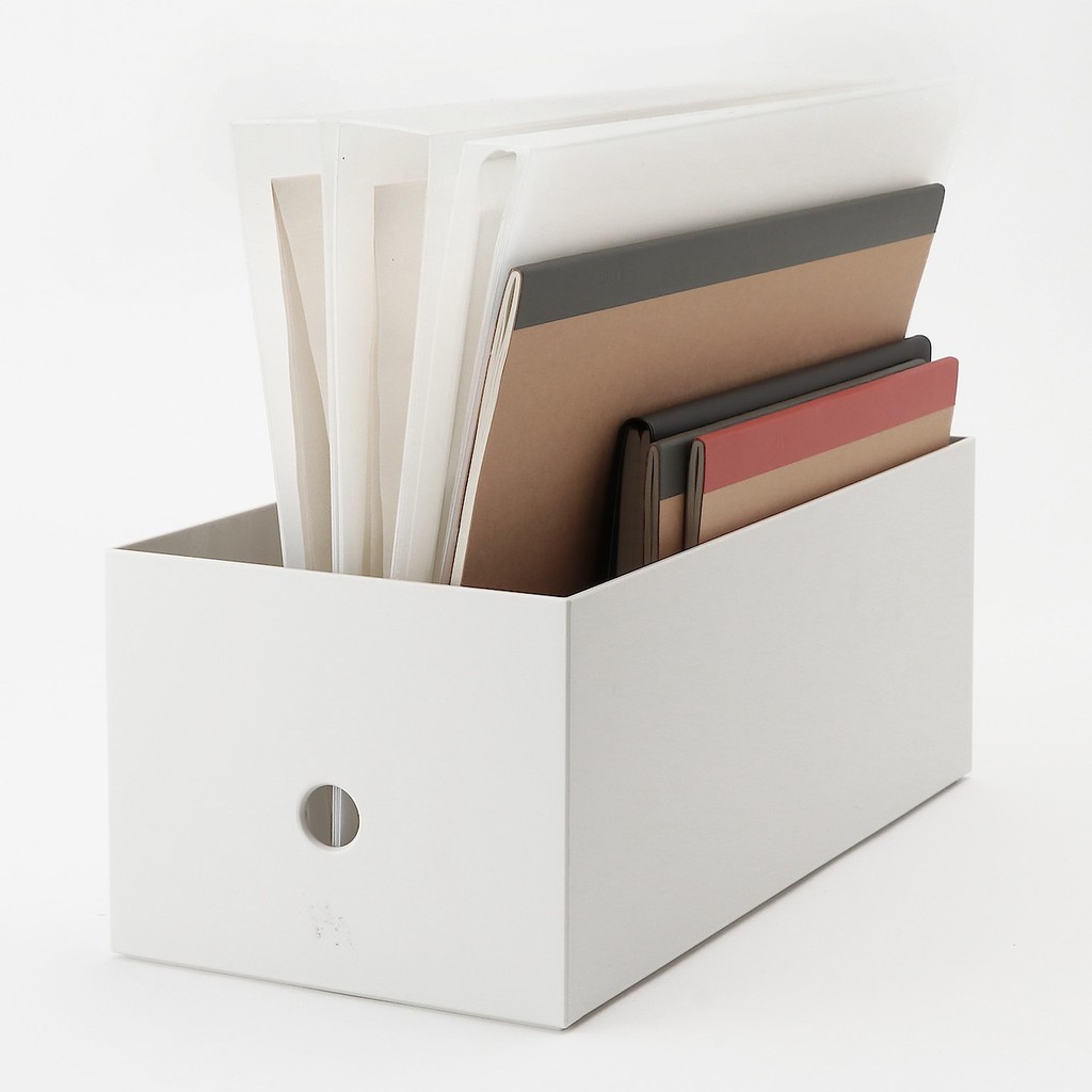 MUJI (MUJI) Base File Box Width 1/2 15 × Depth 32 Height 12 Cm ...