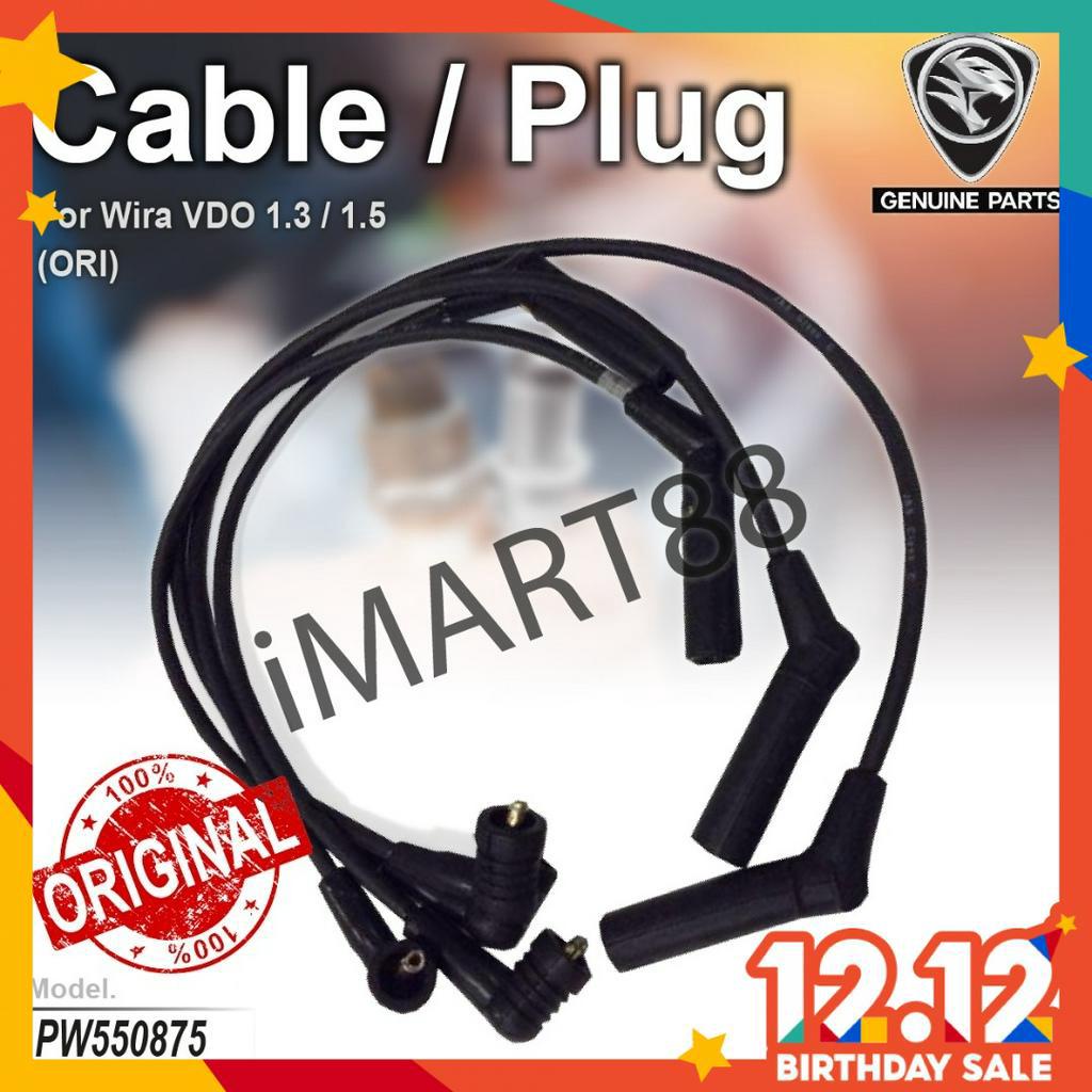 Original Proton Wira VDO 1.3 1.5 Plug Cable Set Plug Wires Kabel Plug ...