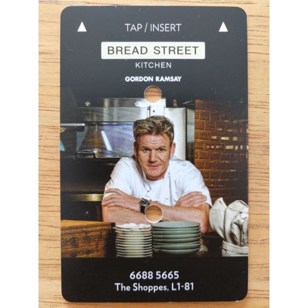 Singapore ~ Gordon Ramsay Resort Room card | Shopee Malaysia