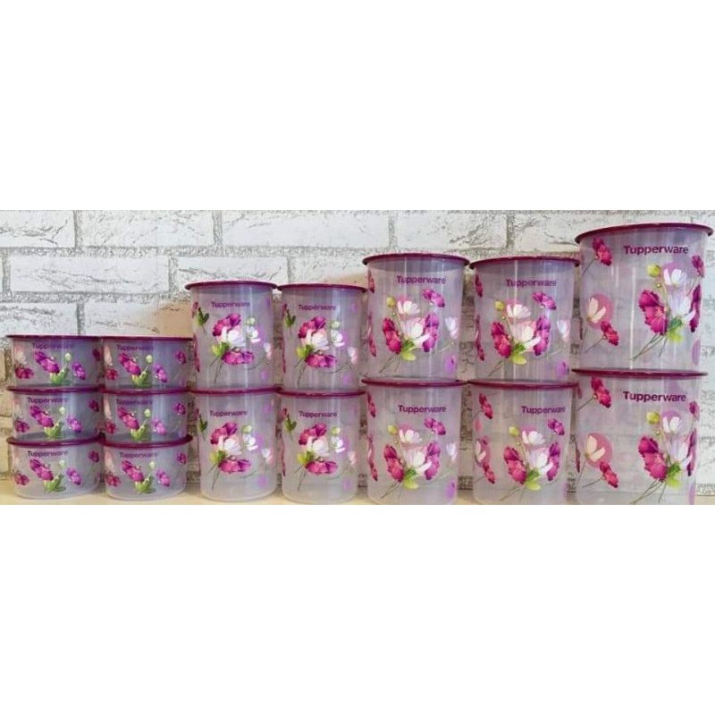 [Ready Stock ]Tupperware Royale Bloom One Touch Canister | Shopee Malaysia