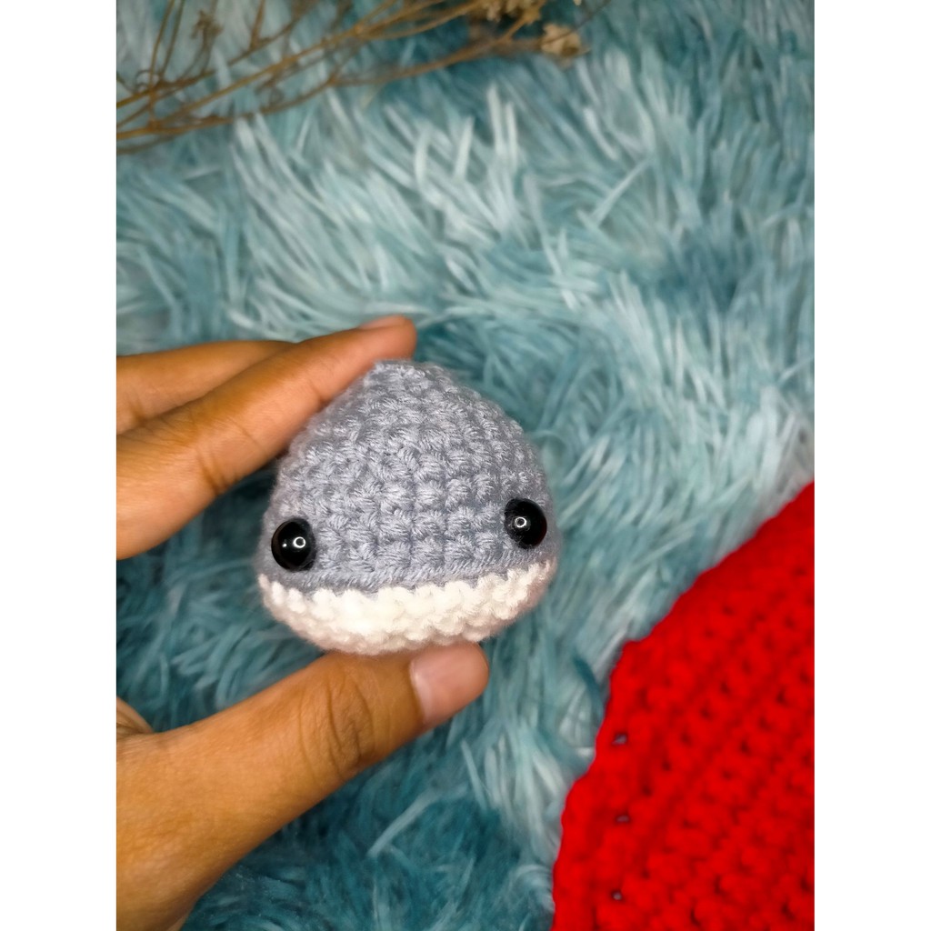 mini whale / crochet / handmande / mini ikan paus / kraf tangan / murah ...