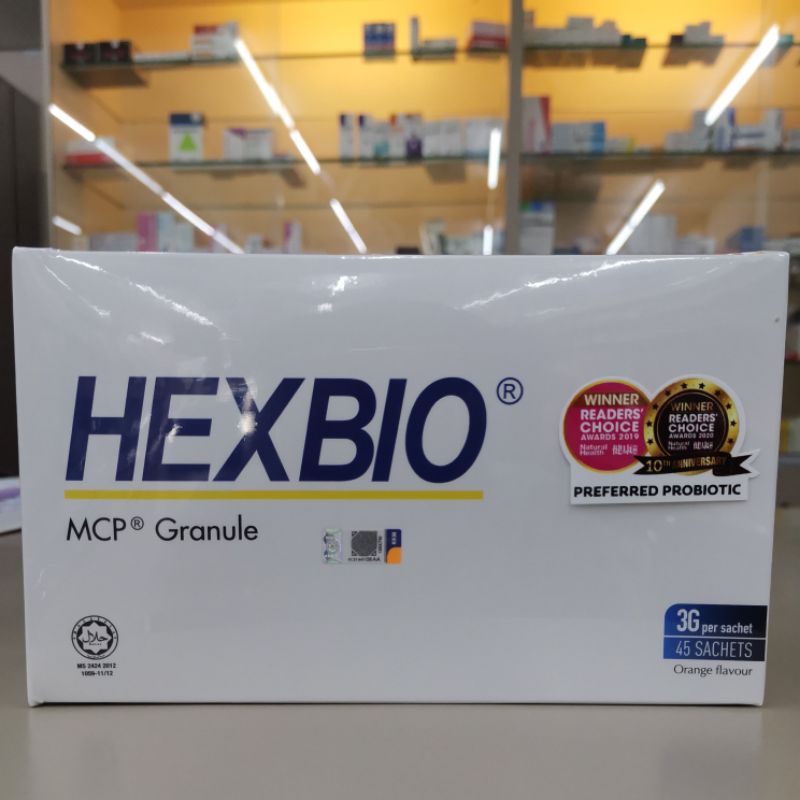 Hexbio Probiotic sachet 3G (14s/45s(wrapping removed)/2x45s foc 10s ...