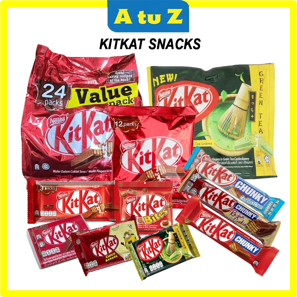 AtuZ Kit Kat Chocolate Nestle Assorted Coklat For Surprise Box Birthday ...