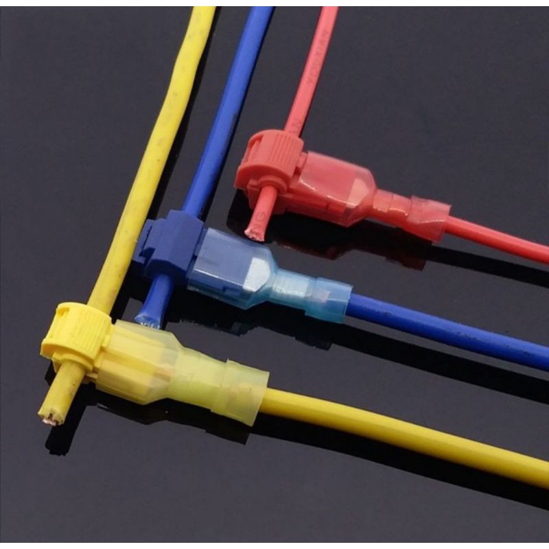Electrical Cable T Type Connectors Quick Splice Lock Wire Terminals ...