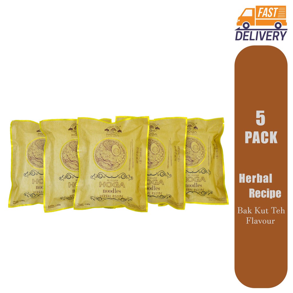 HOGA Agarwood/Gaharu Herbal Tea Noodles – Herbal Recipe (Pack of 5) 5 ...
