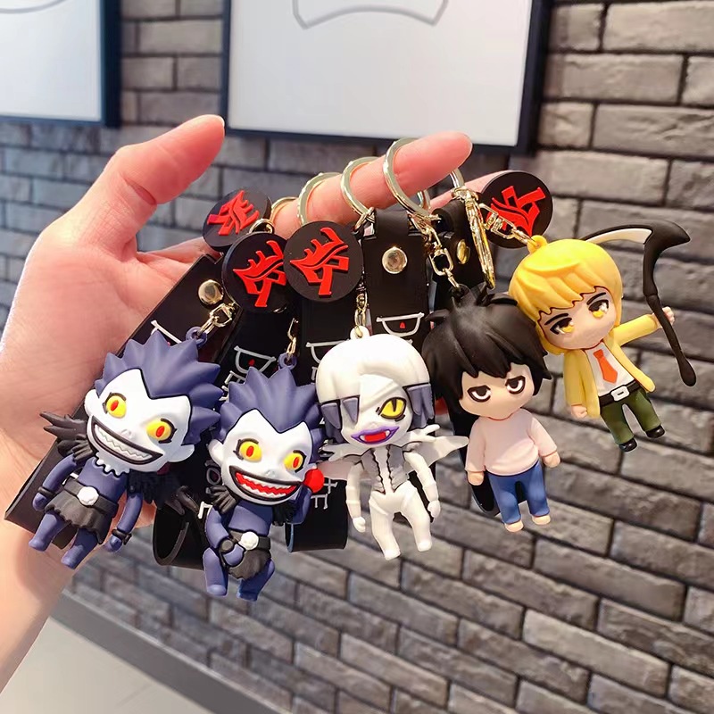 Cartoon anime death note doll keychain creative doll backpack pendant ...