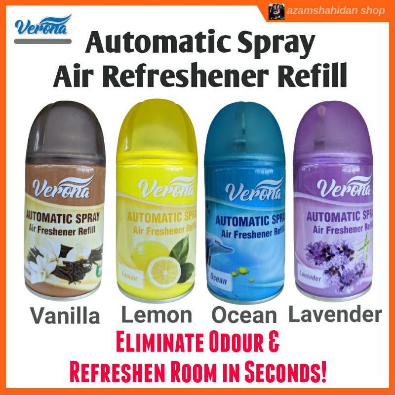 [Ready Stock] Verona Automatic Spray Air Refreshener Refresher Refill ...