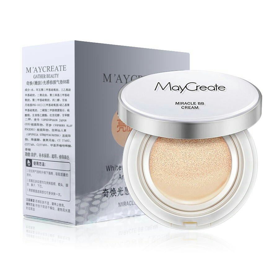 Air Cushion BB Cream Maycreate Beauty Mosturising Moisture Natural ...