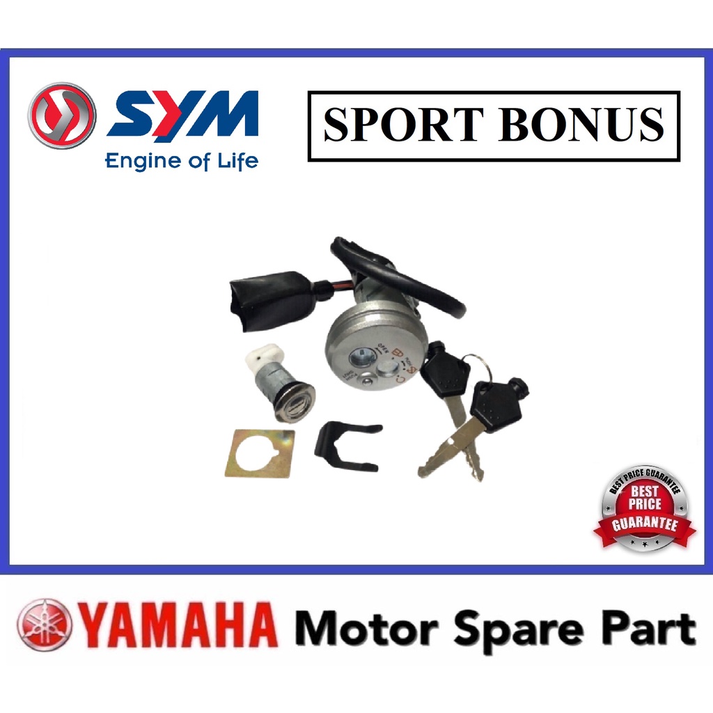 SYM SPORT BONUS MAIN SWITCH SET 0 COMP ASSY MAINSWITCH KUNCI SUIS SPORT ...