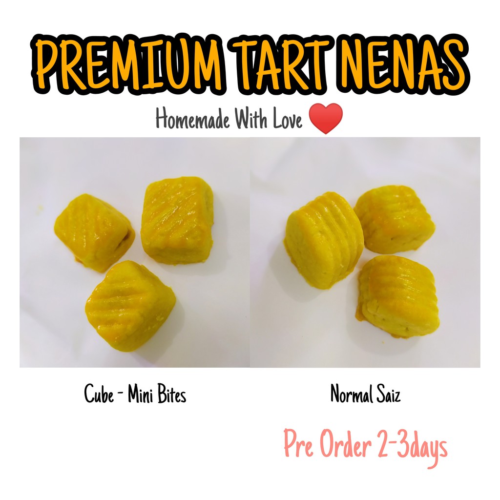 Premium Tart Nenas Cube Pure Butter Homemade Preorder | Shopee Malaysia