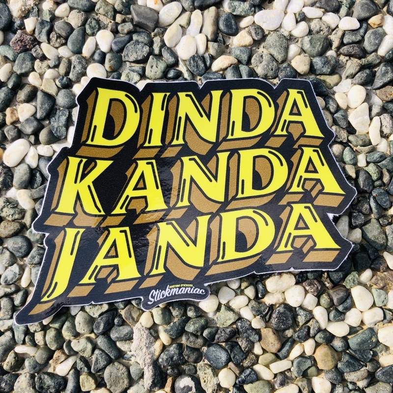 D217 Dinda Kanda Janda sticker Stickmaniac | Shopee Malaysia