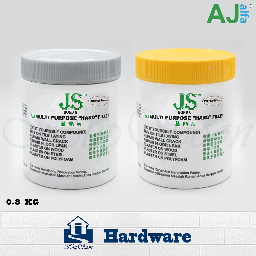 JS BOND AJ Multi Purpose Hard Filler Cement Waterproof Simen Ubat 万能灰 0 ...