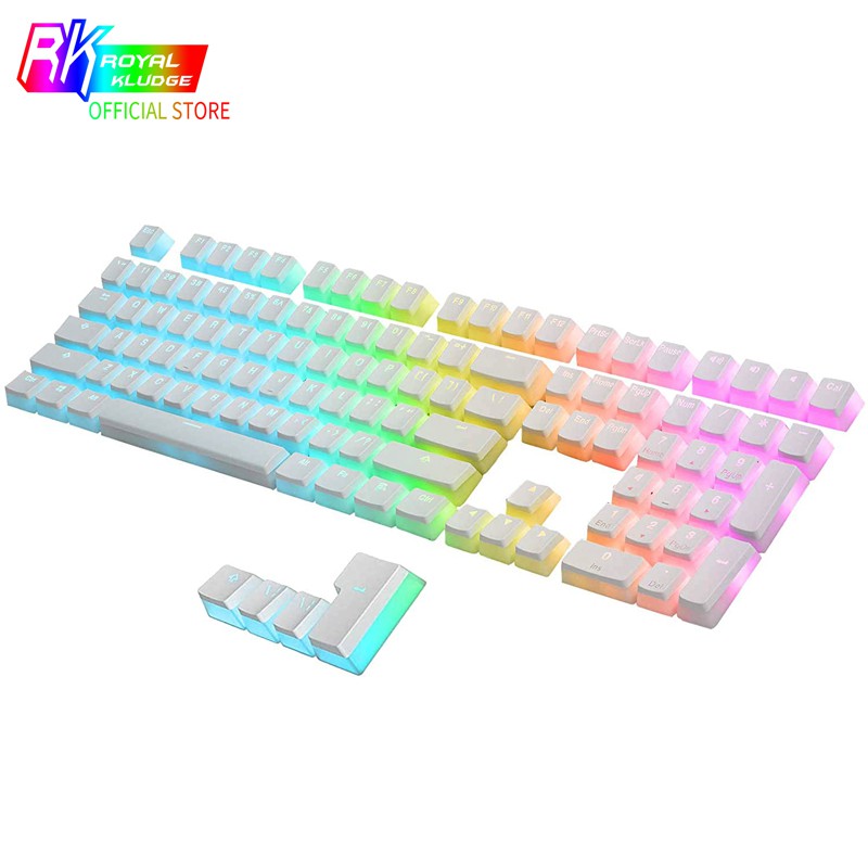 RK ROYAL KLUDGE 112 Double Shot PBT Pudding Keycaps Set, OEM Profile ...
