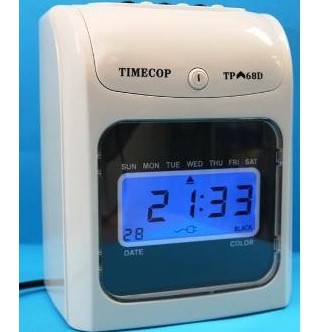 AXPERT TIME RECORDER Timecop TP68D (Digital) – Discontinued PUNCH CARD ...