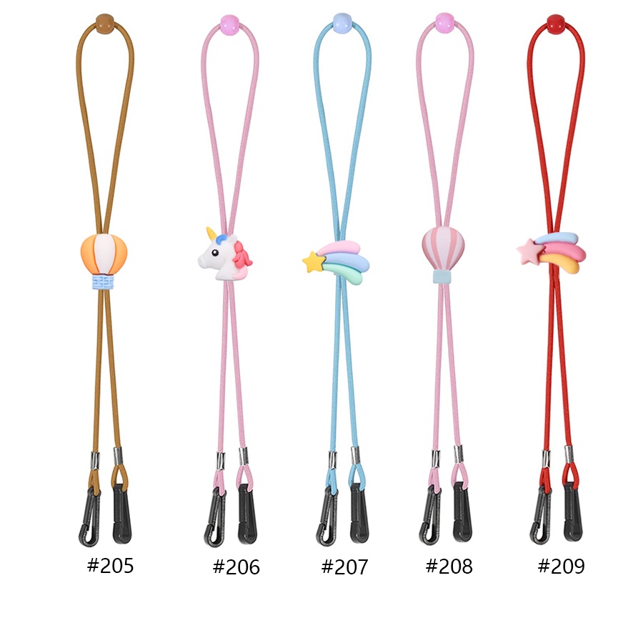 Rainbow Series Anti Lost Mask Extender Strap Adjustable Face Mask ...