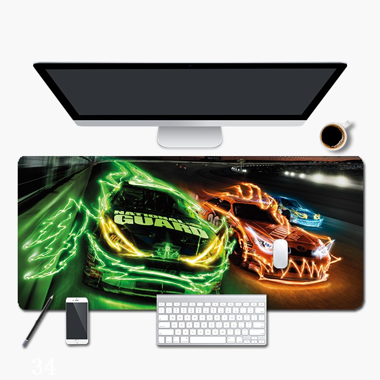 90x40cm Famous Car Tycoon Mouse Pad Aston Martin Lamborghini Ferrari ...