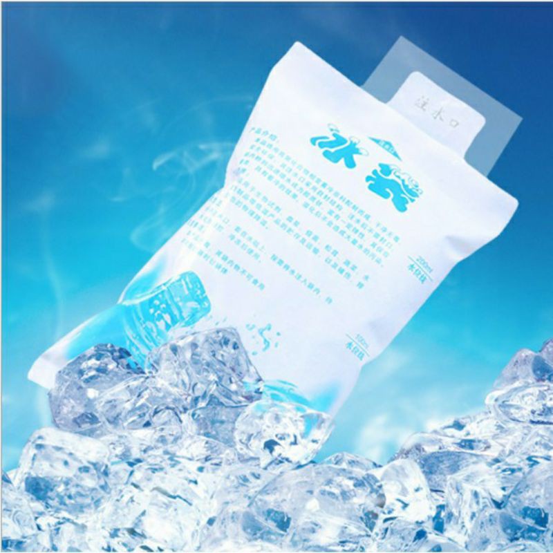 1PCS Water injection ice bag thickening 400ml fresh ice pack food ...