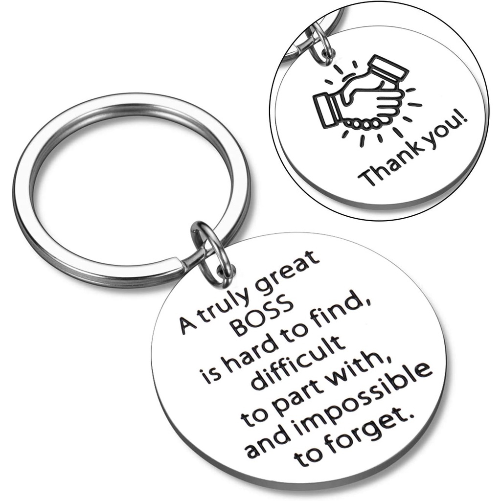 Boss Gift Office Appreciation Gifts for Boss’s Day Thank You Keychain ...