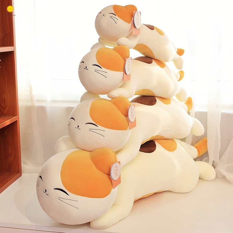1pcs Huggable Bantal Tidur Bantal Boneka Haiwan Boneka Cute Kucing ...