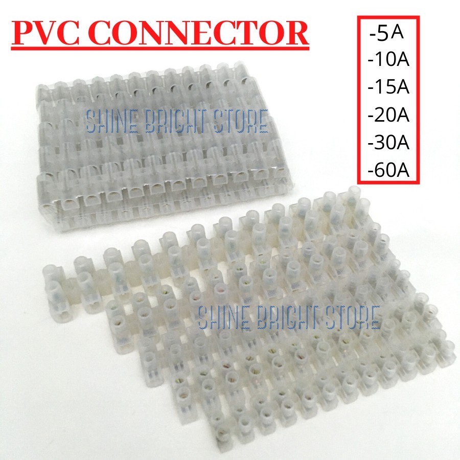 12-Way 6A, 10A, 15A 20A,30A,60A PVC Cable Connector / Terminal Block ...
