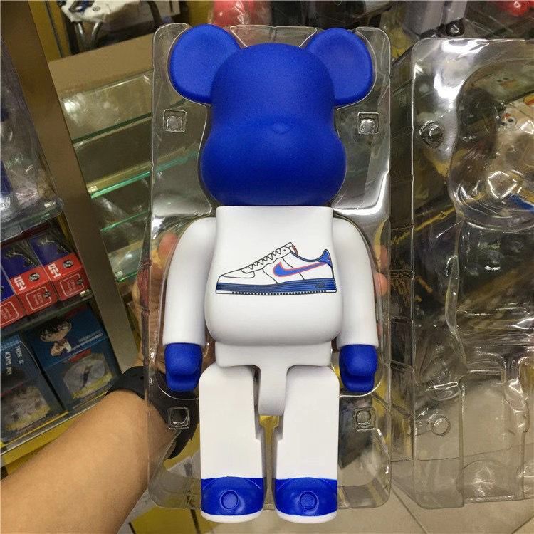 28CM Bearbrick Cartoon Blocks Bear Collectible Model Bearbrick 400% ...