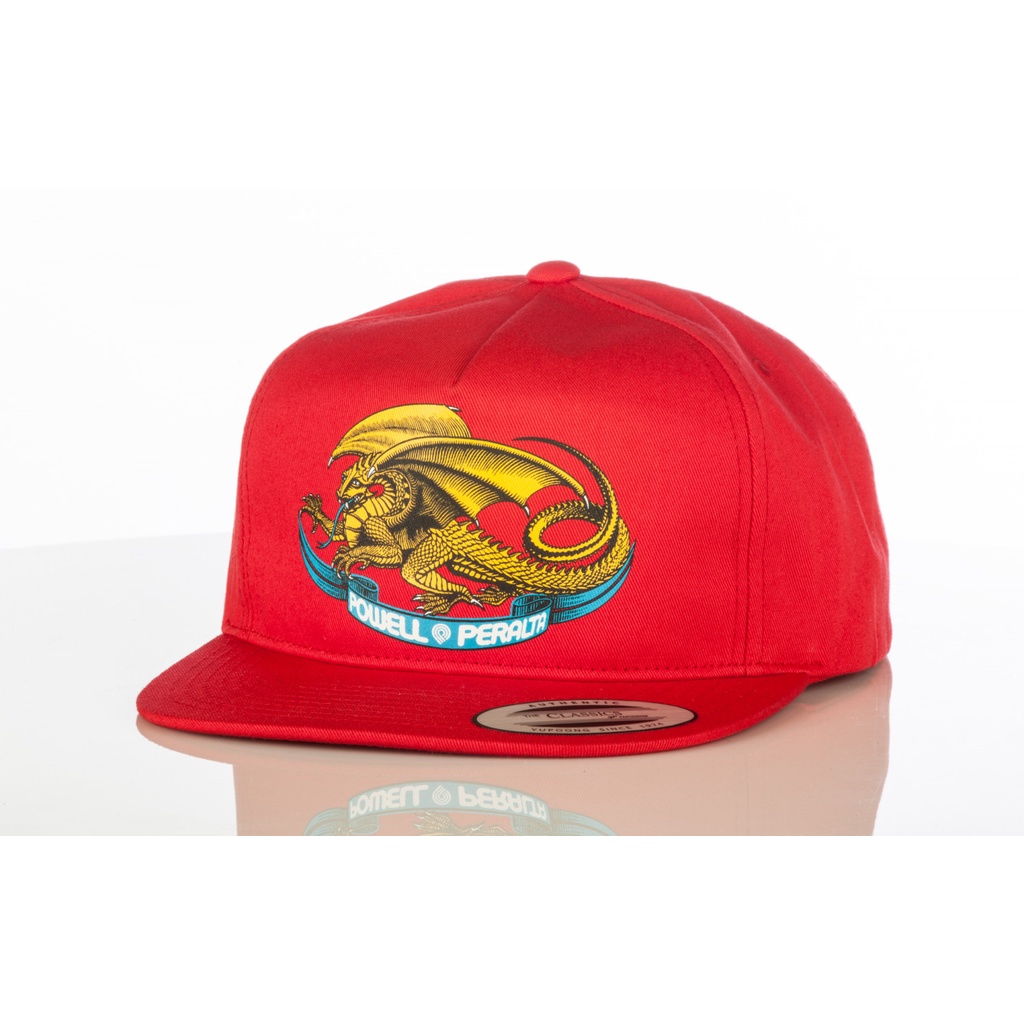 Powell Peralta Oval Dragon Snapback Cap ( Red ) | Shopee Malaysia