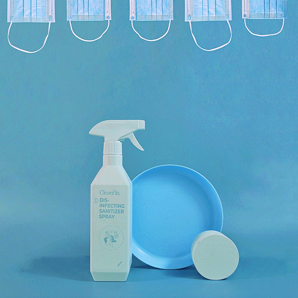 Cleanflix Disinfecting Sanitizer Spray // Antibacterial spray sensitive ...