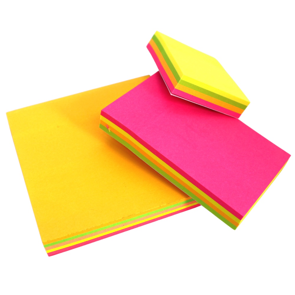 Sticky Notes Neon Colour 100 Sheet Mix Colour/ Sticky Note Pad/ 便利贴 ...
