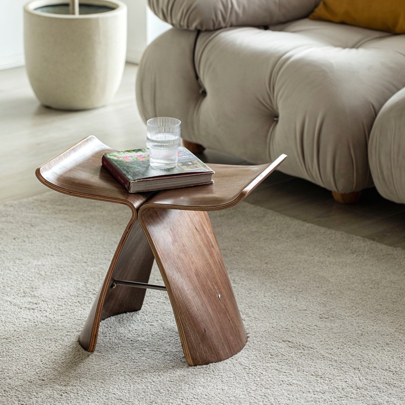 Nordic Solid Wood Simple Low Stool Leisure Fashion Creative Personality ...