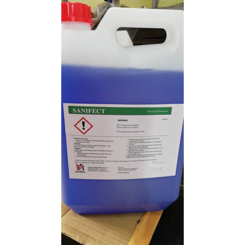 [READY STOCK] KLENCO SANIFECT (HIGH LEVEL DISINFECTANT) | Shopee Malaysia
