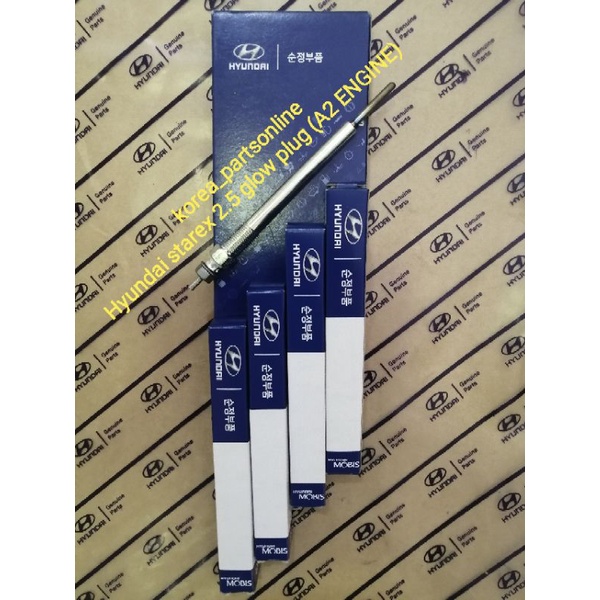 HYUNDAI STAREX 2.5 (DIESEL) A2 ENGINE GLOW PLUG / HEATER PLUG 36710 ...