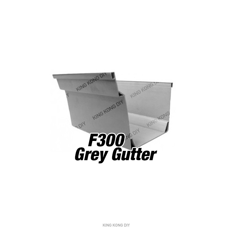 1 METER ARENSI MARLEY F300 / F370 UPVC Rainwater Gutter Rain Gutter ...