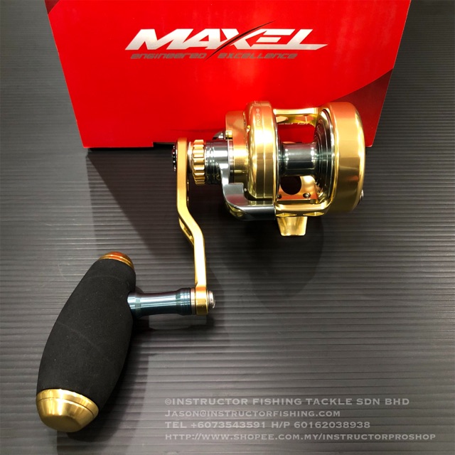 MAXEL FISHING REEL TRANSFORMER F30CH/LEFTY |JIGGING REEL| | Shopee Malaysia