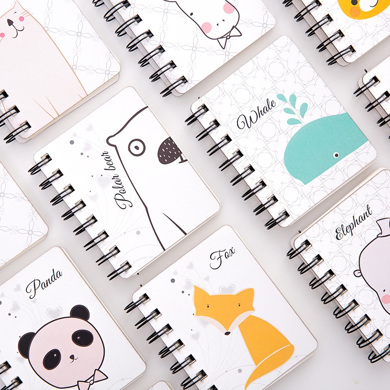 Cute Animal Notebook Mini Pocket Notepad Zoo Mini Notebook Easy Carry ...