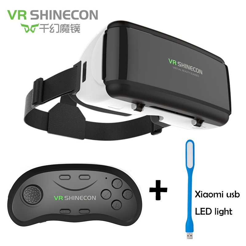 Shinecon G06 VR Box Virtual Reality Glasses 3D Google Cardboard Headset ...
