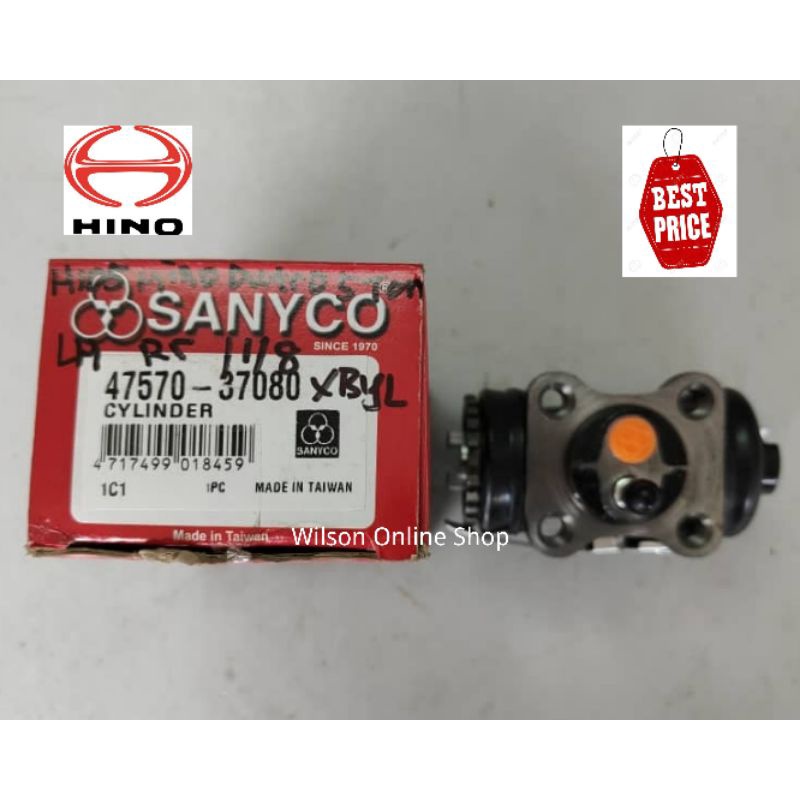 Taiwan Sanyco Hino Dutro WU300,WU410 brake pump wheel cylinder Rear LH ...