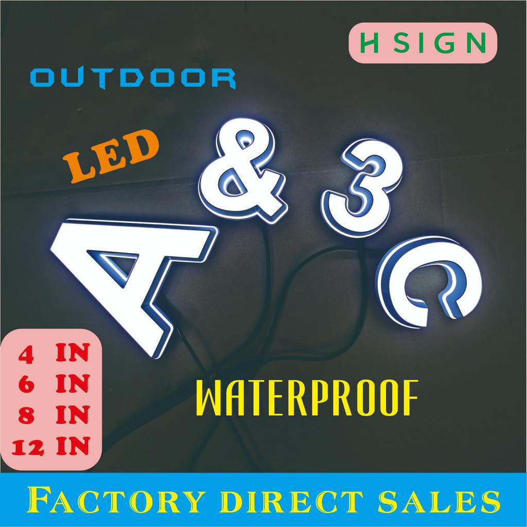 定制发光字门头招牌LDE luminous characters letter logo Available indoors and ...